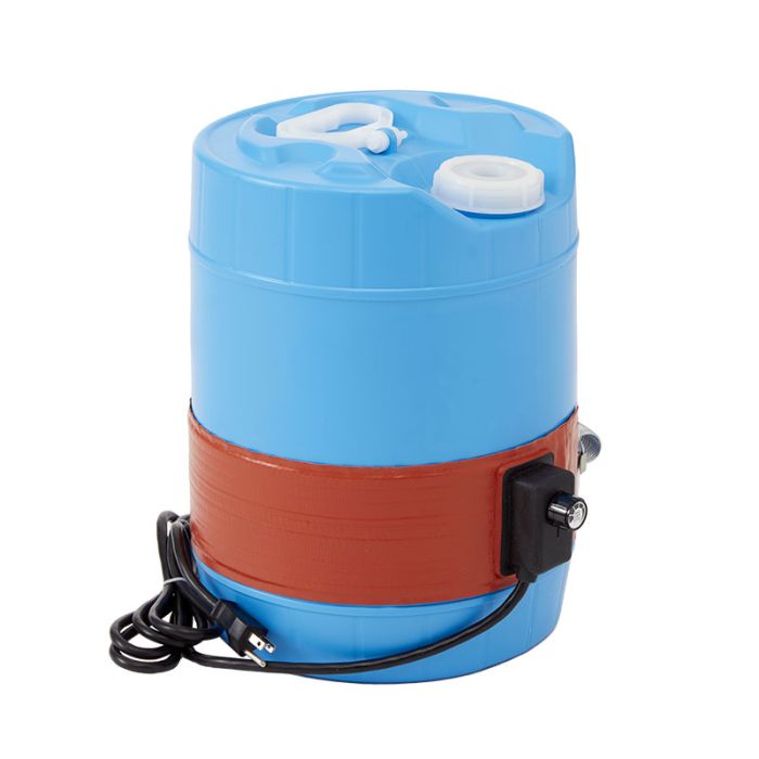 Heavy-Duty Silicone Rubber 5 Gallon Plastic Pail Heater Up to 160F
